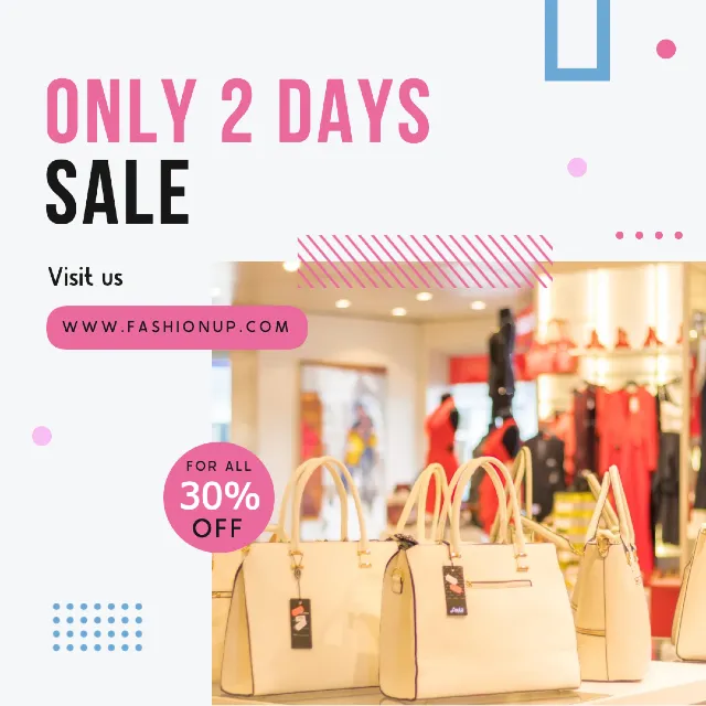 Free Post Template Two days sale Bài đăng trên mạng xã hội Mẫu thiết kế ...