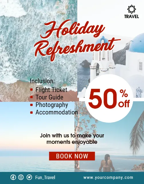 Holiday Refreshment Design Template | PIXLR
