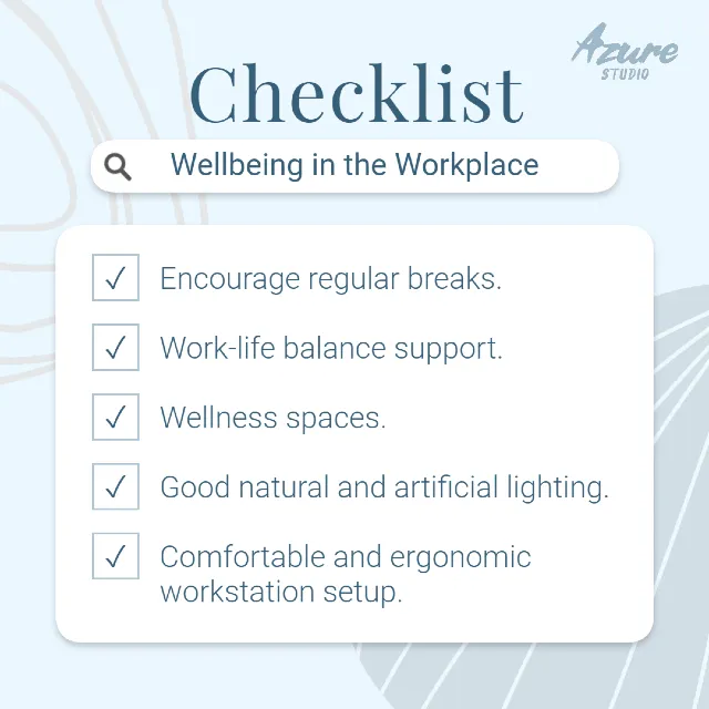 Wellbeing in the Workplace Design Template | PIXLR